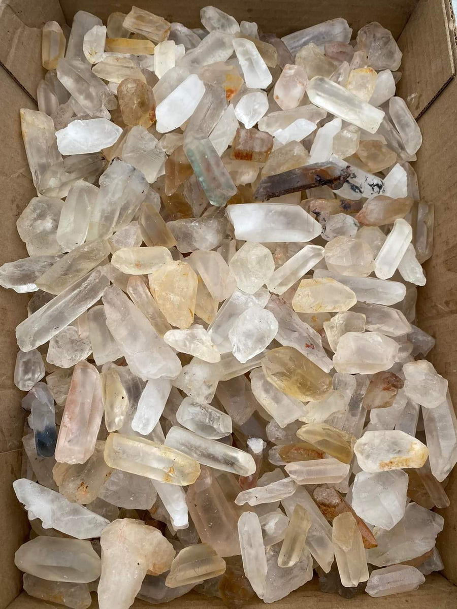 Bulk Rough Quartz Points – Rockstar Minerals Inc